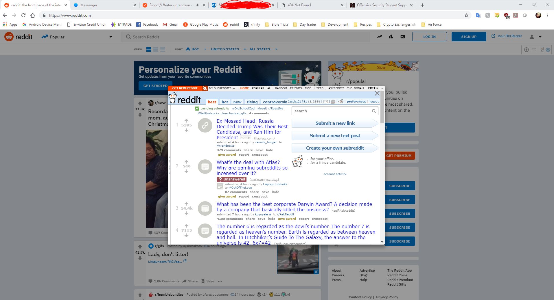 Well this is a first on the redesign. Clicked login on New Reddit and it loaded Old Reddit in ...
