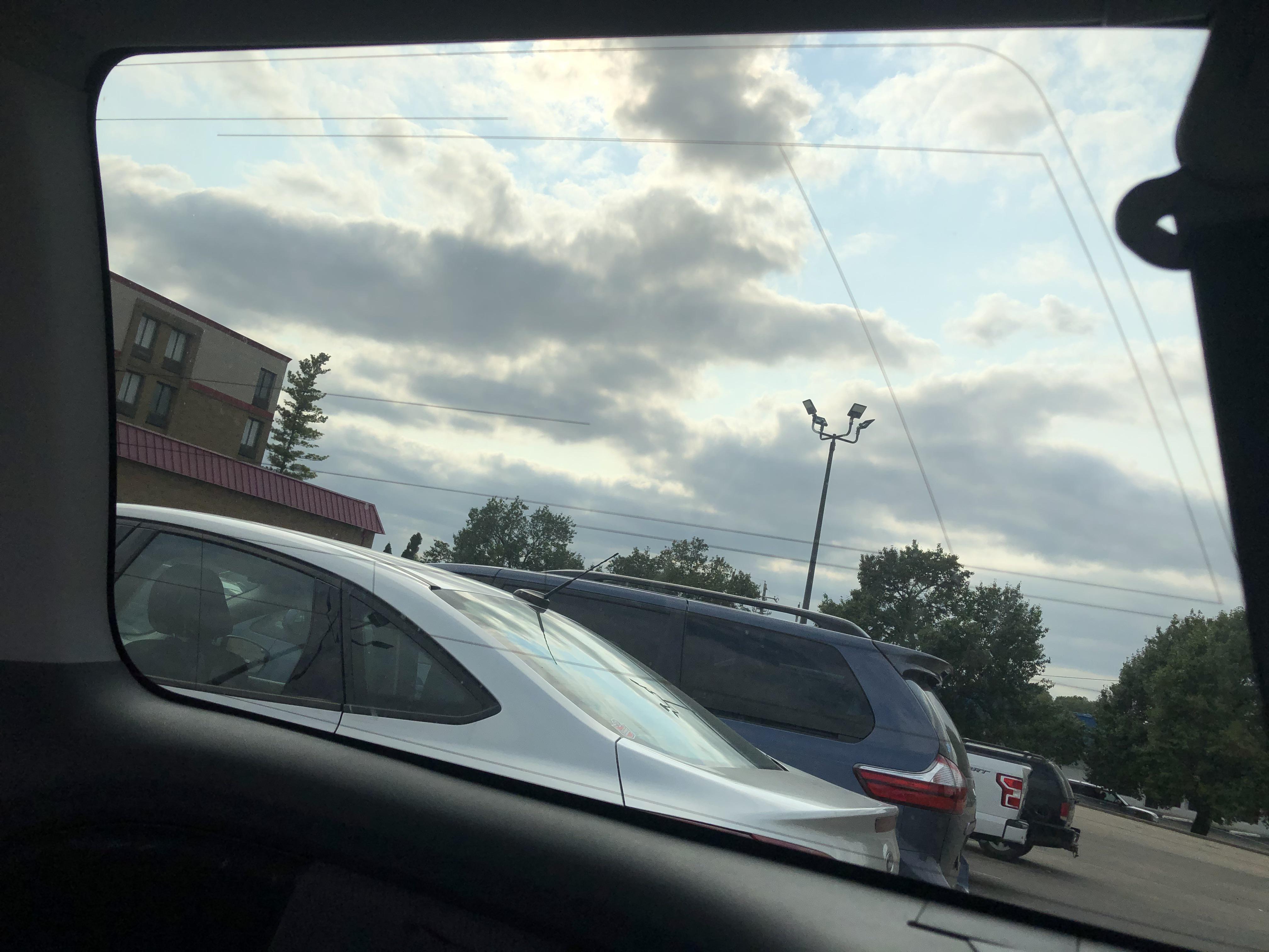 What are these wires in back passenger side window? They are only on the passenger side | Scrolller