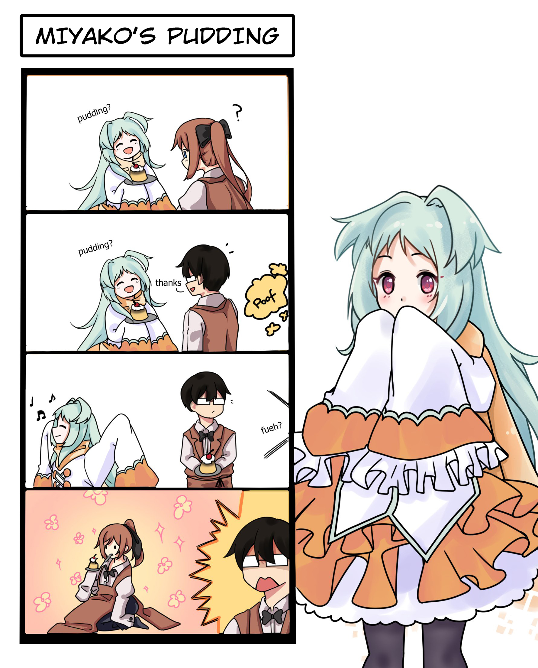 What happens when you eat Miyako's Pudding | Scrolller