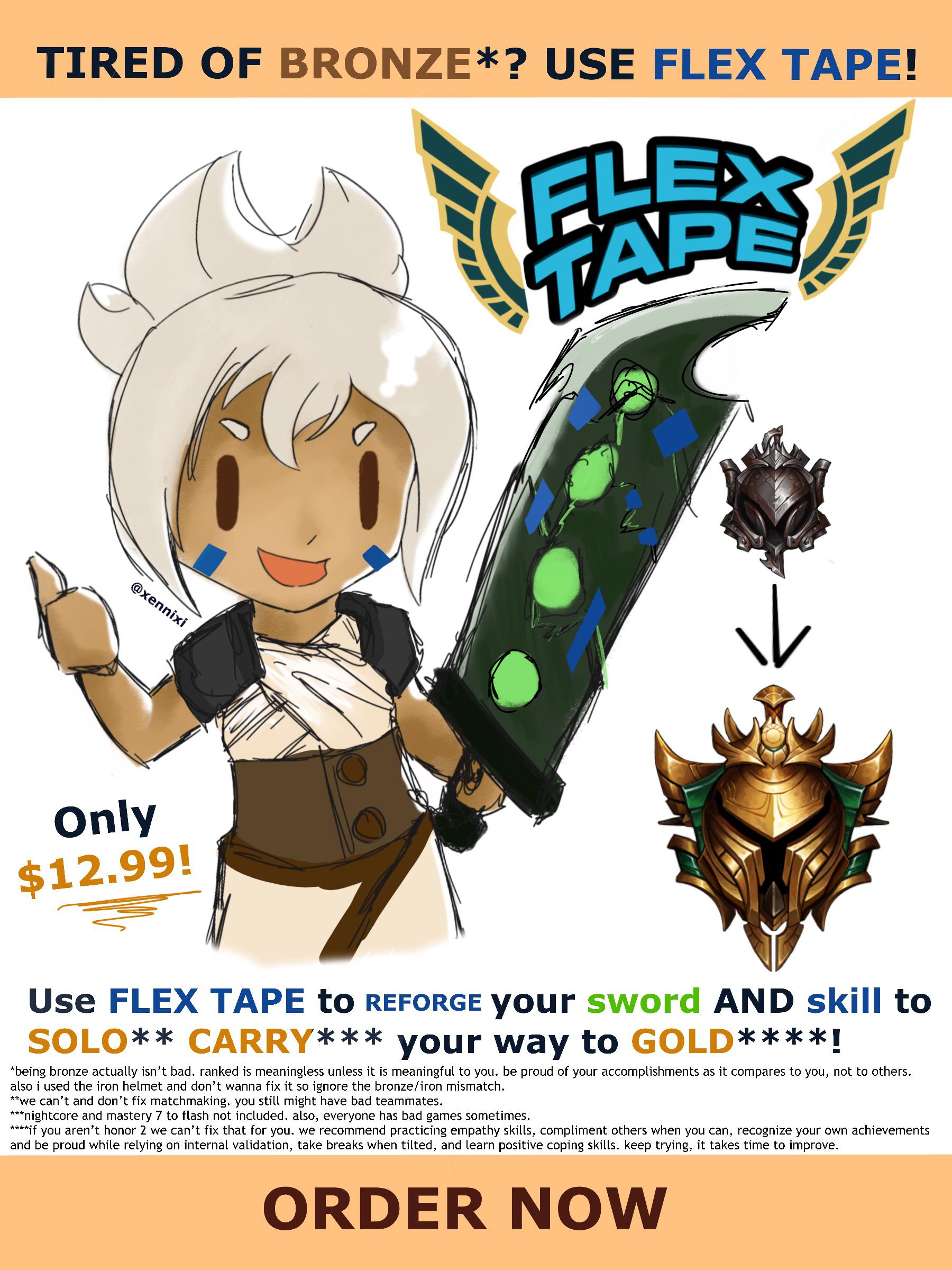 what is broken can be flex taped | Scrolller