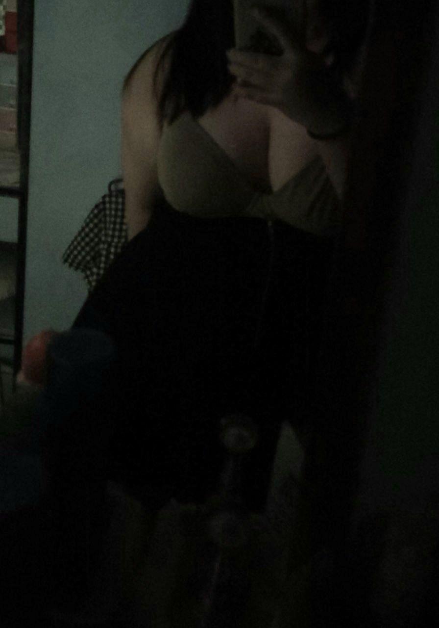 what would you do to me if I wore this bralette and short skirt which can barely cover my ass ...