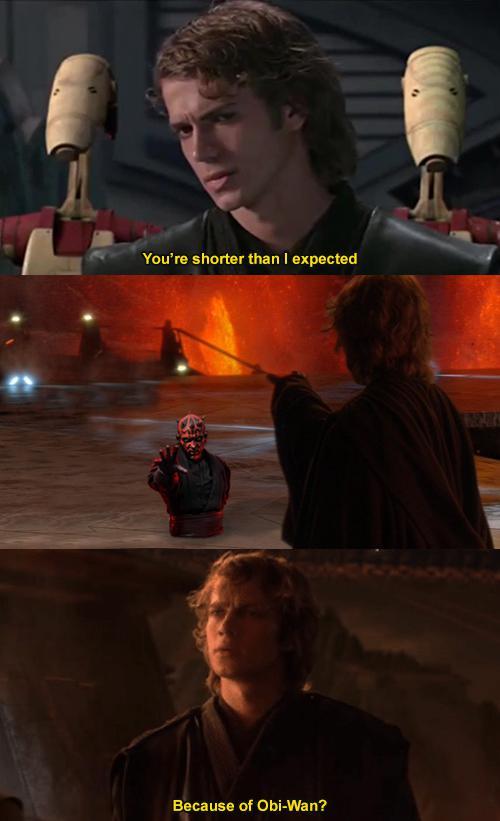 When Anakin met Maul... | Scrolller