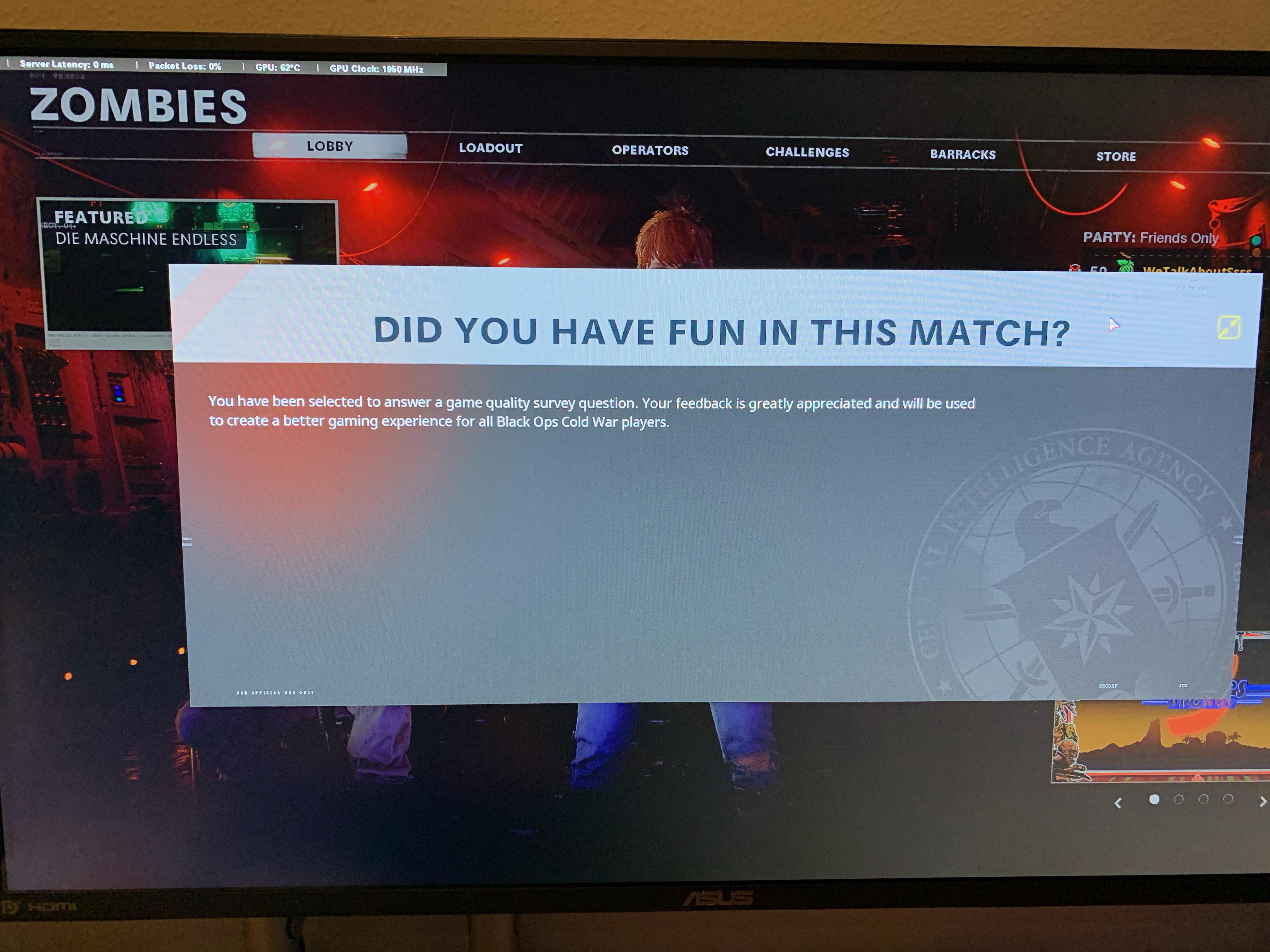 When even the quality survey is bugged... | Scrolller