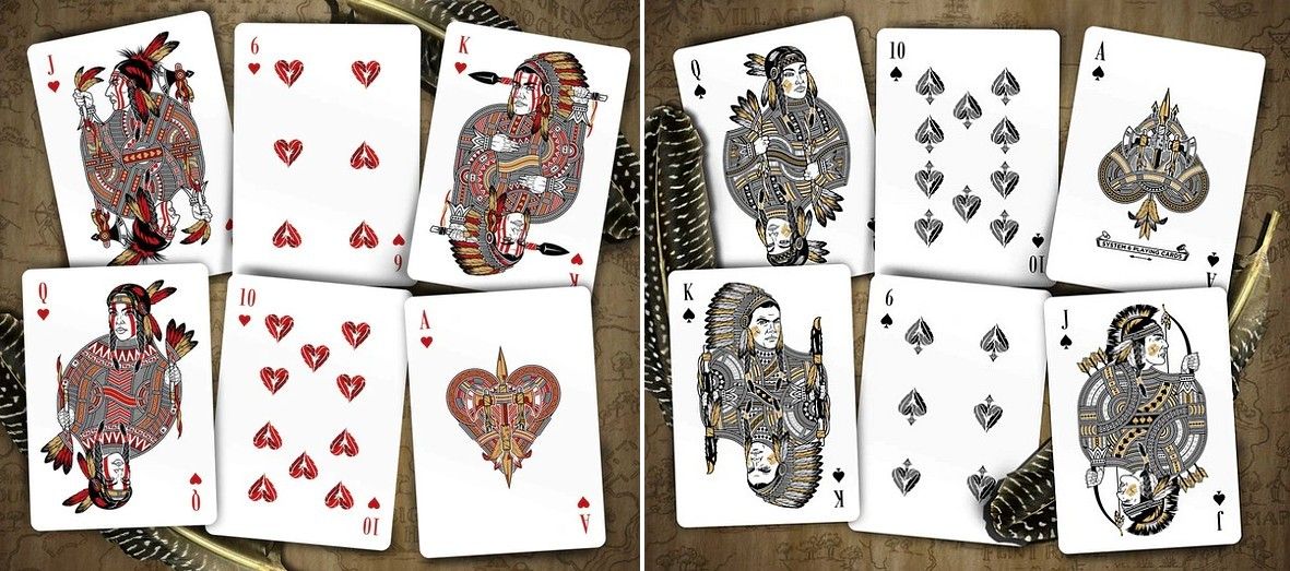 When our Native Americans friends set up camp on our playing cards | Scrolller