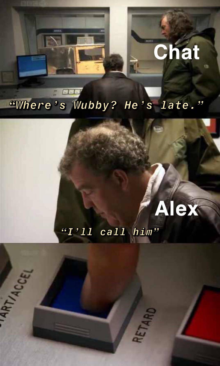 When Wubby is 2.067 seconds late | Scrolller