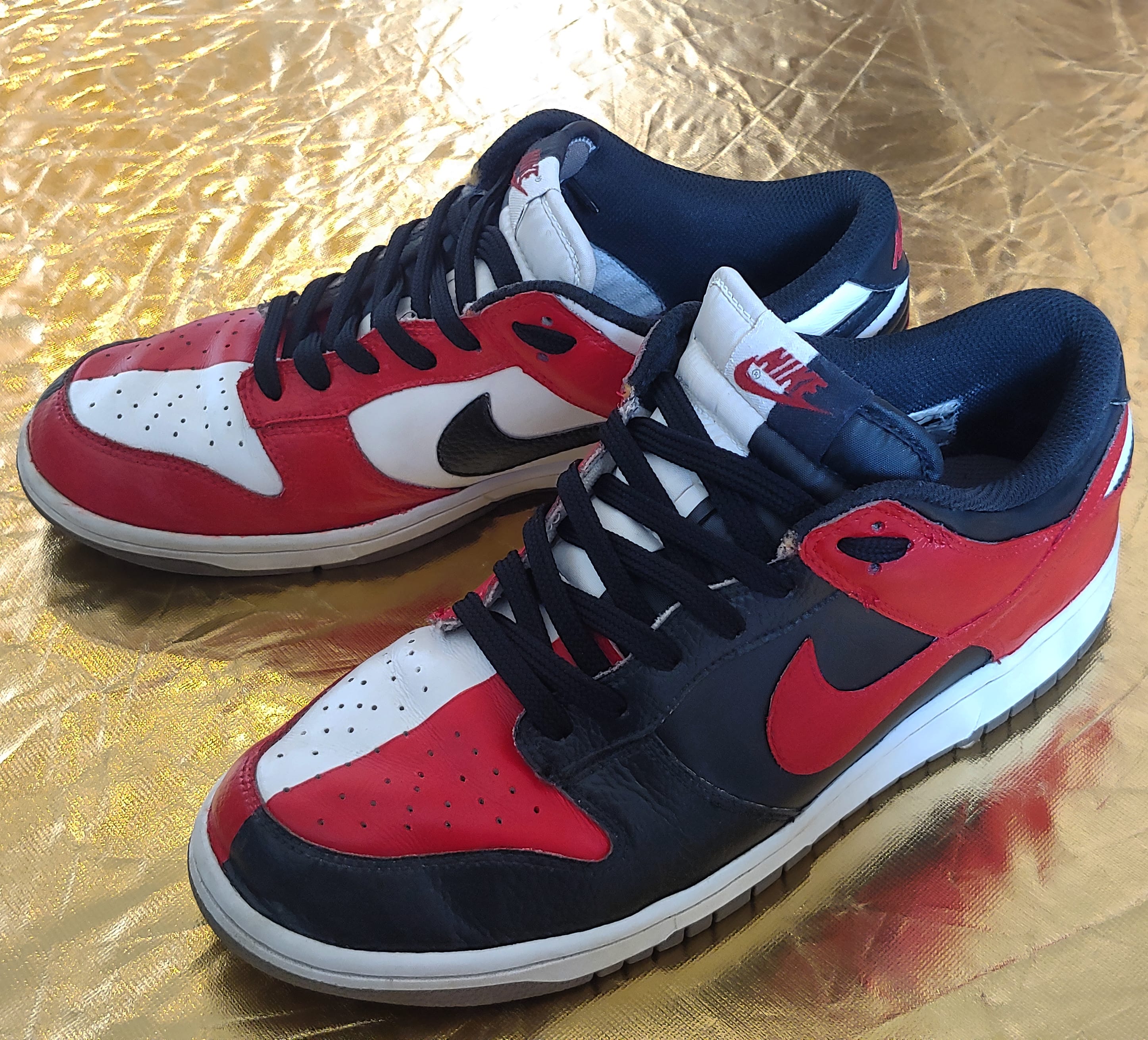 When you can't decide what colourway to wear. Hand painted with Angelus paints. | Scrolller