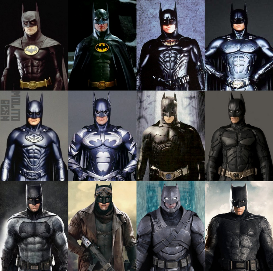 Which cinematic batsuit is your favorite? | Scrolller
