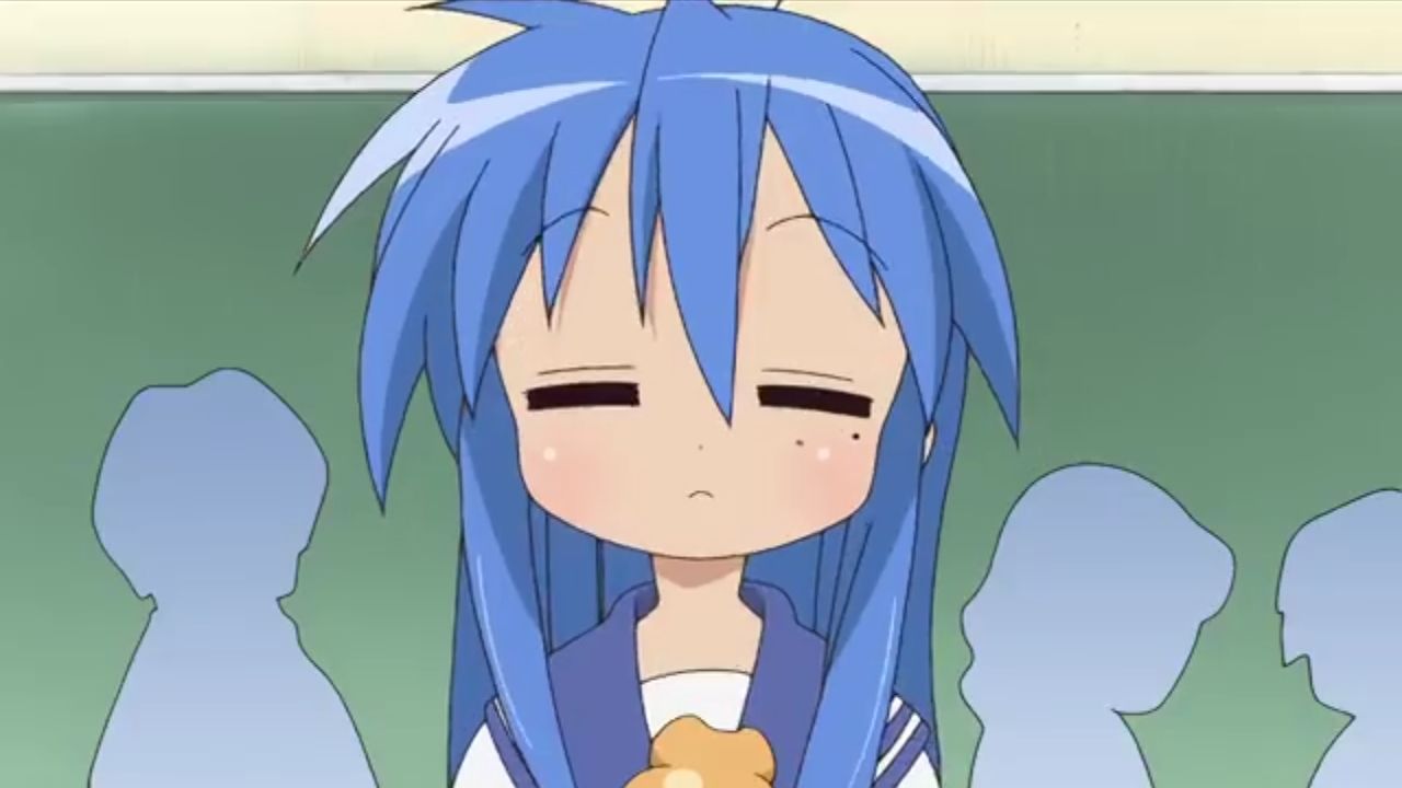 Who has the biggest forehead in lucky star? | Scrolller