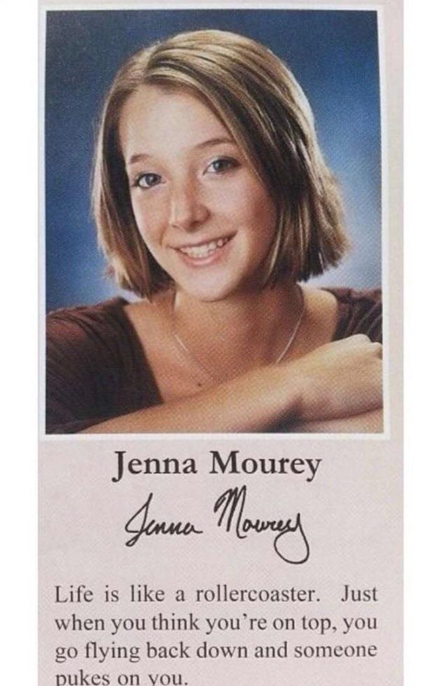 Who puked on Jenna? | Scrolller