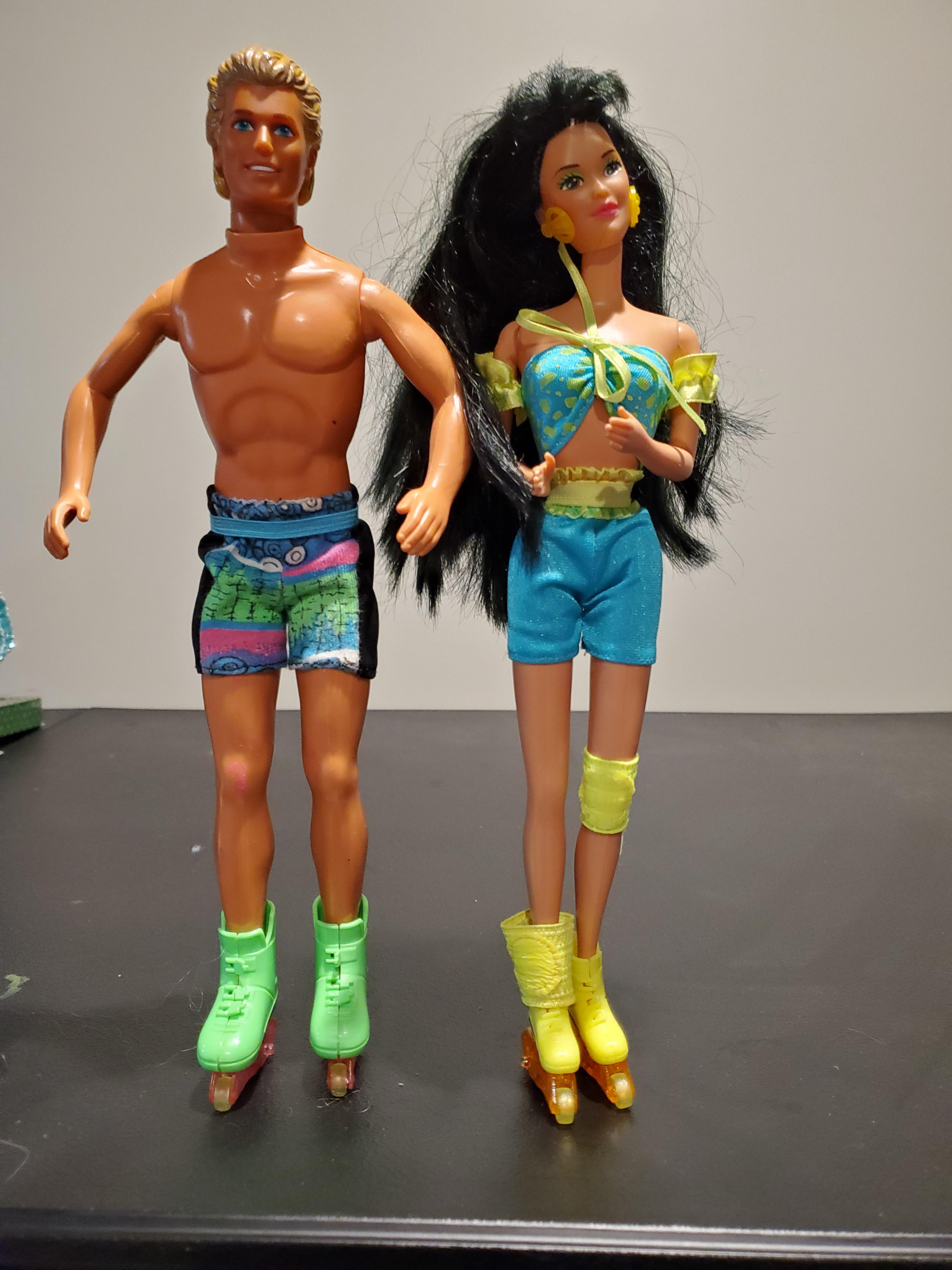 Who remembers Rollerblade Ken and Barbie | Scrolller