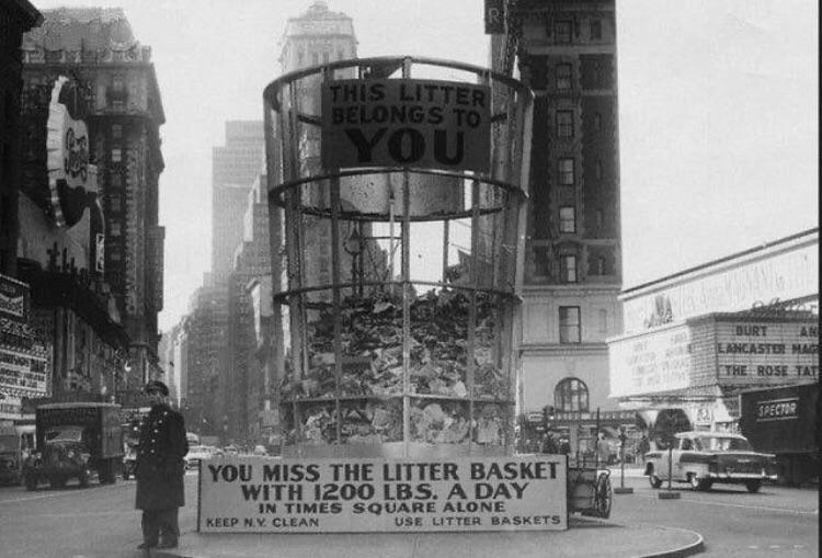 Old school public shaming in Times Square, 1955 | Scrolller