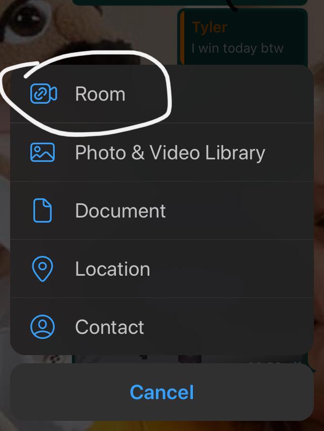 Why did the option to take a picture get replaced by "Room"? | Scrolller