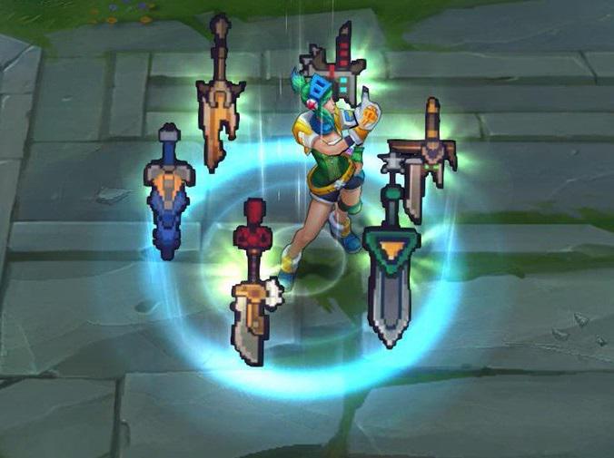 Why doesn't Riot add new skins swords on arcade recall? It would be even better, we need a ...