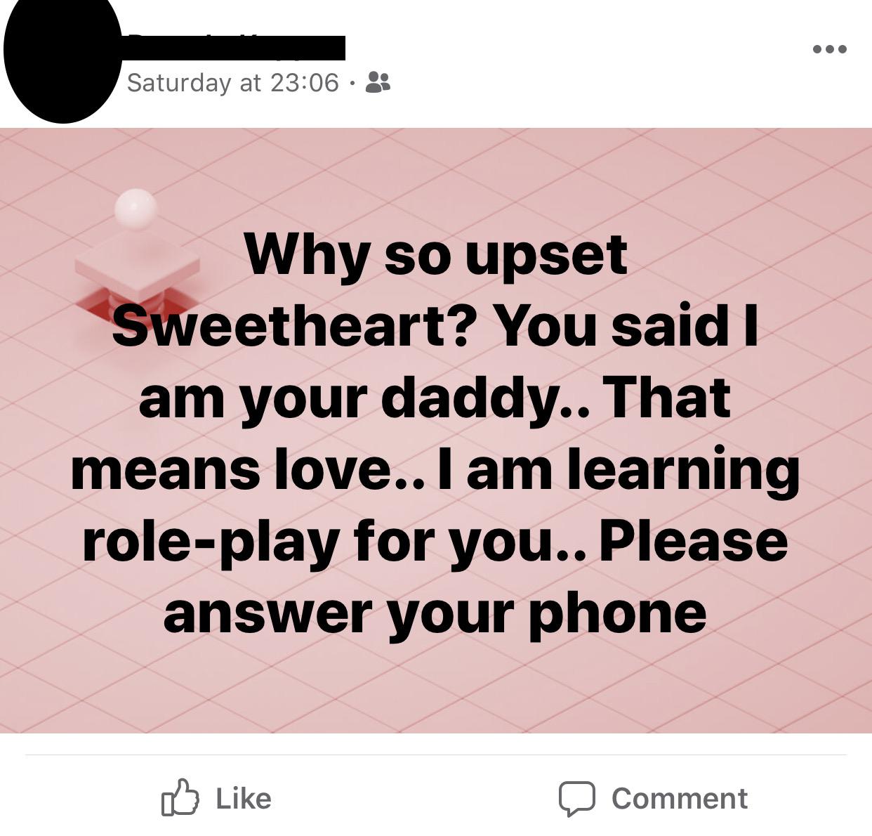 Why so upset sweetheart? | Scrolller