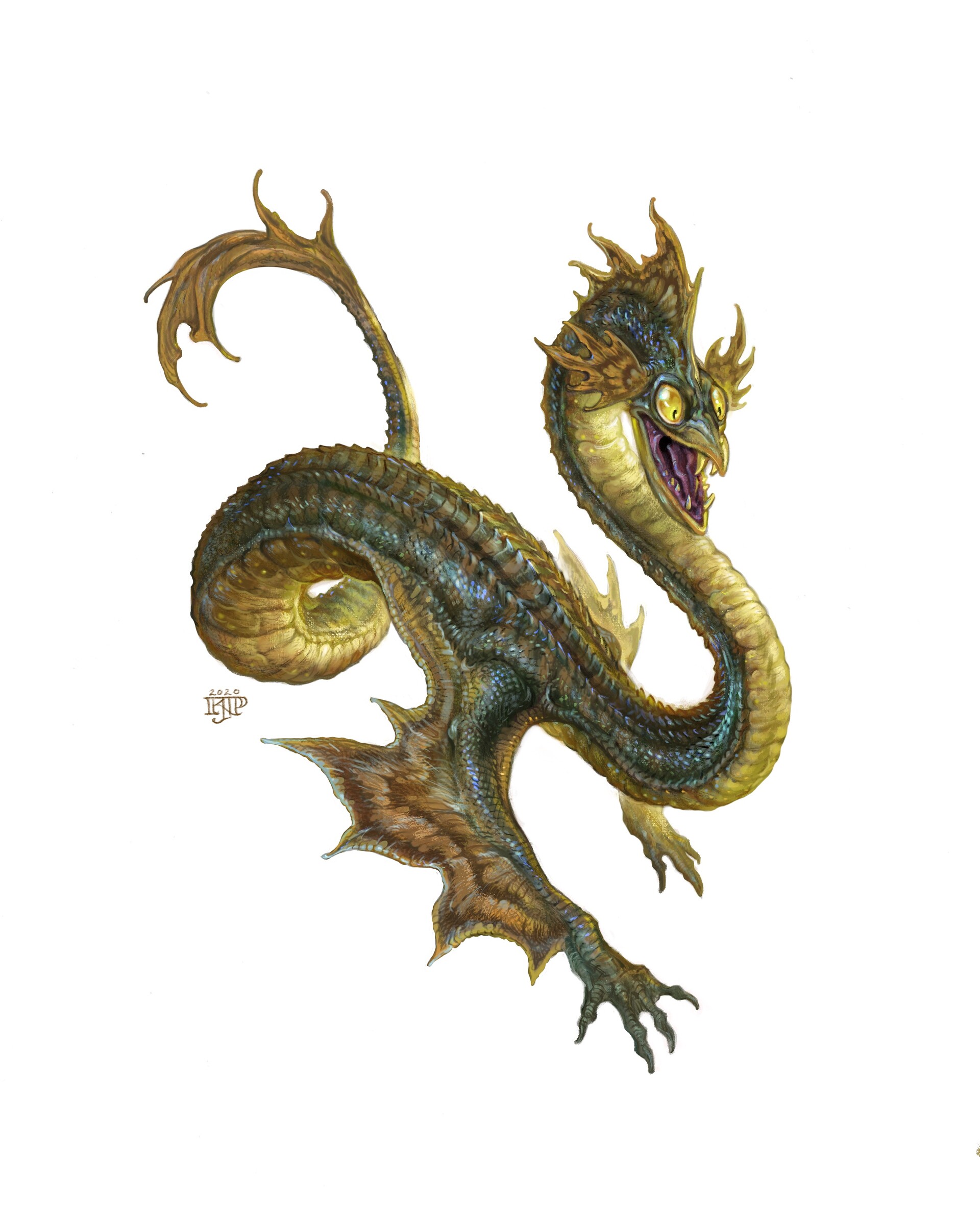 Wily Wyrm by Kyle Patterson | Scrolller
