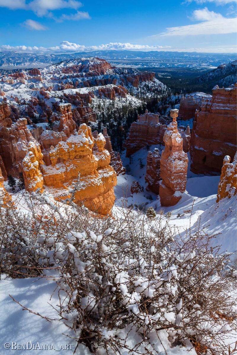 Winter in Bryce Canyon [OC] | Scrolller