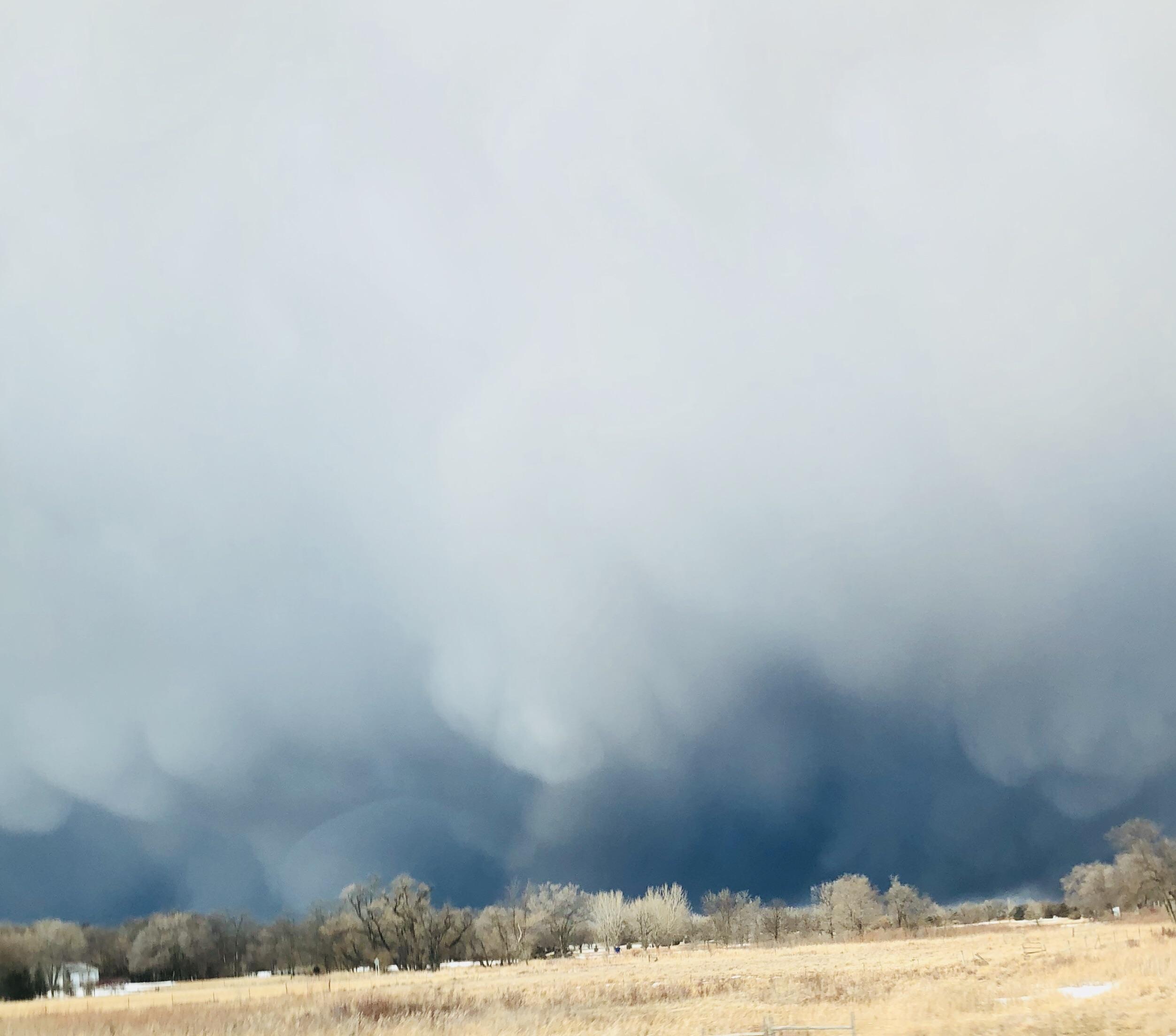 Winter thunderstorm. | Scrolller