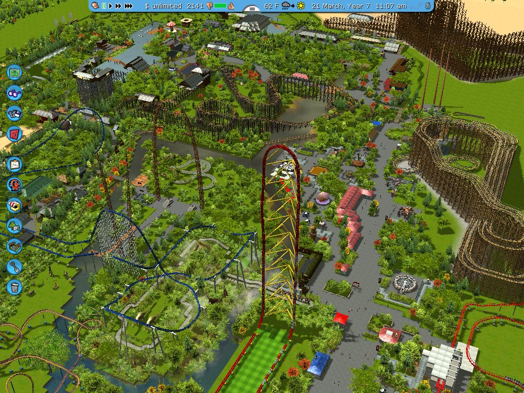 [WIP] almost finished, ~155 hrs work, Cedar Point recreation -- screenshot of the part I am most ...
