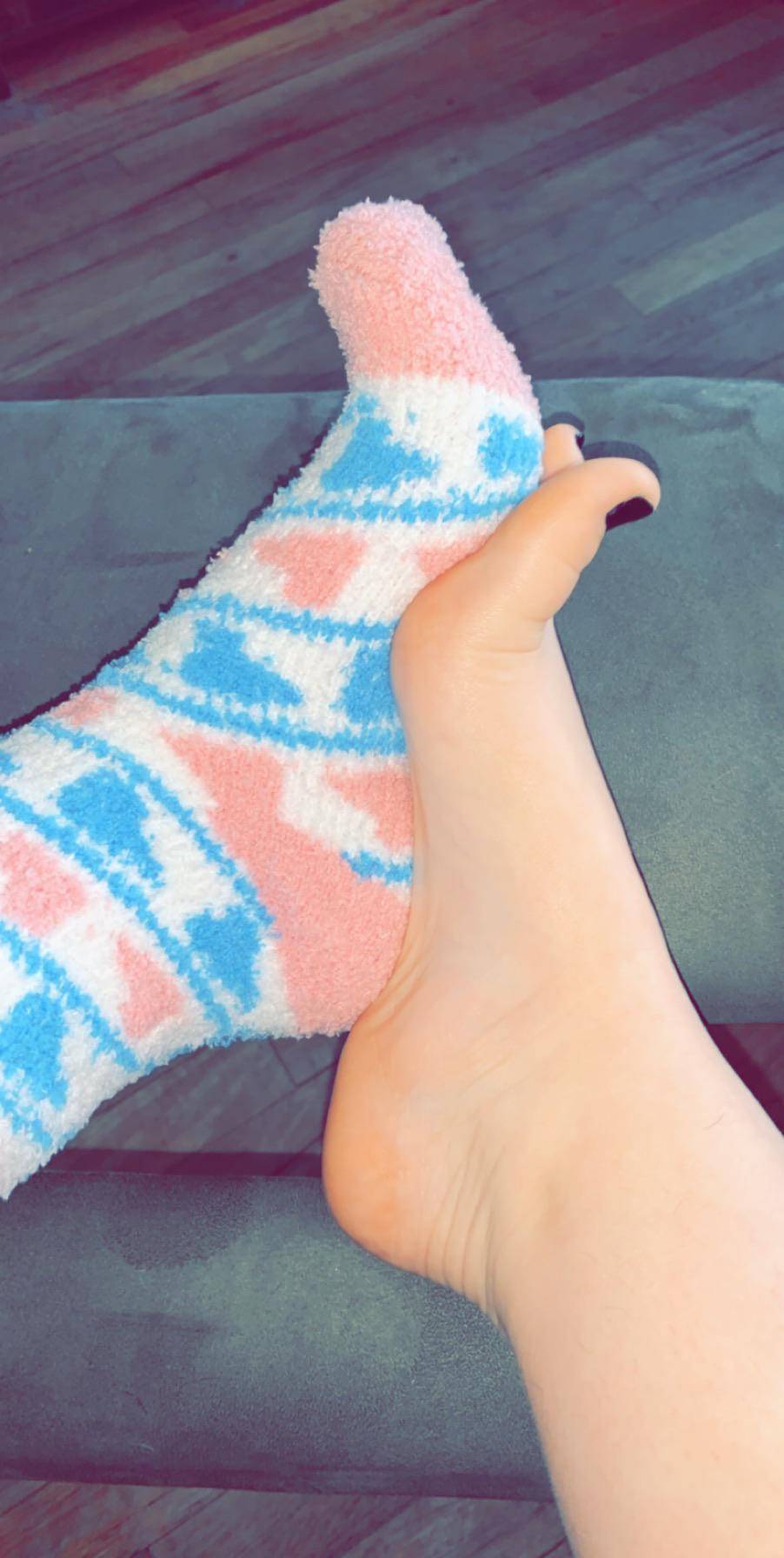 Wish someone would come take this other sock off for me 😉 kik me: lindsluv16 💗 | Scrolller