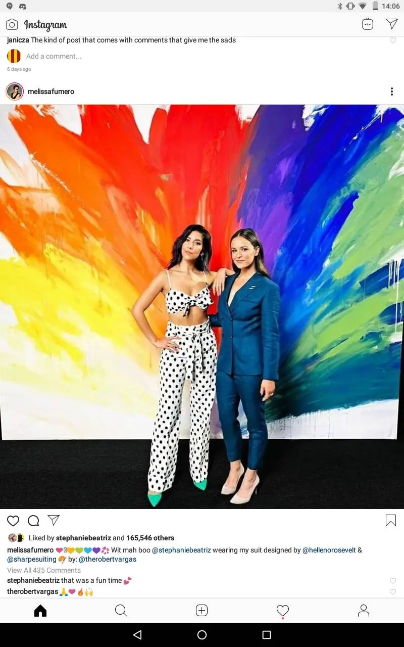 With Stephanie Beatriz Scrolller