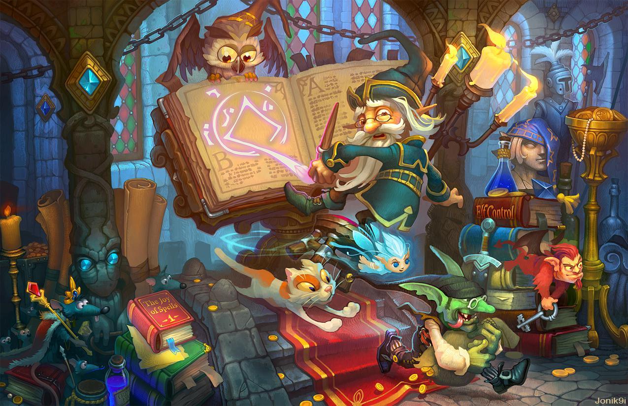 Wizard's workshop | Scrolller