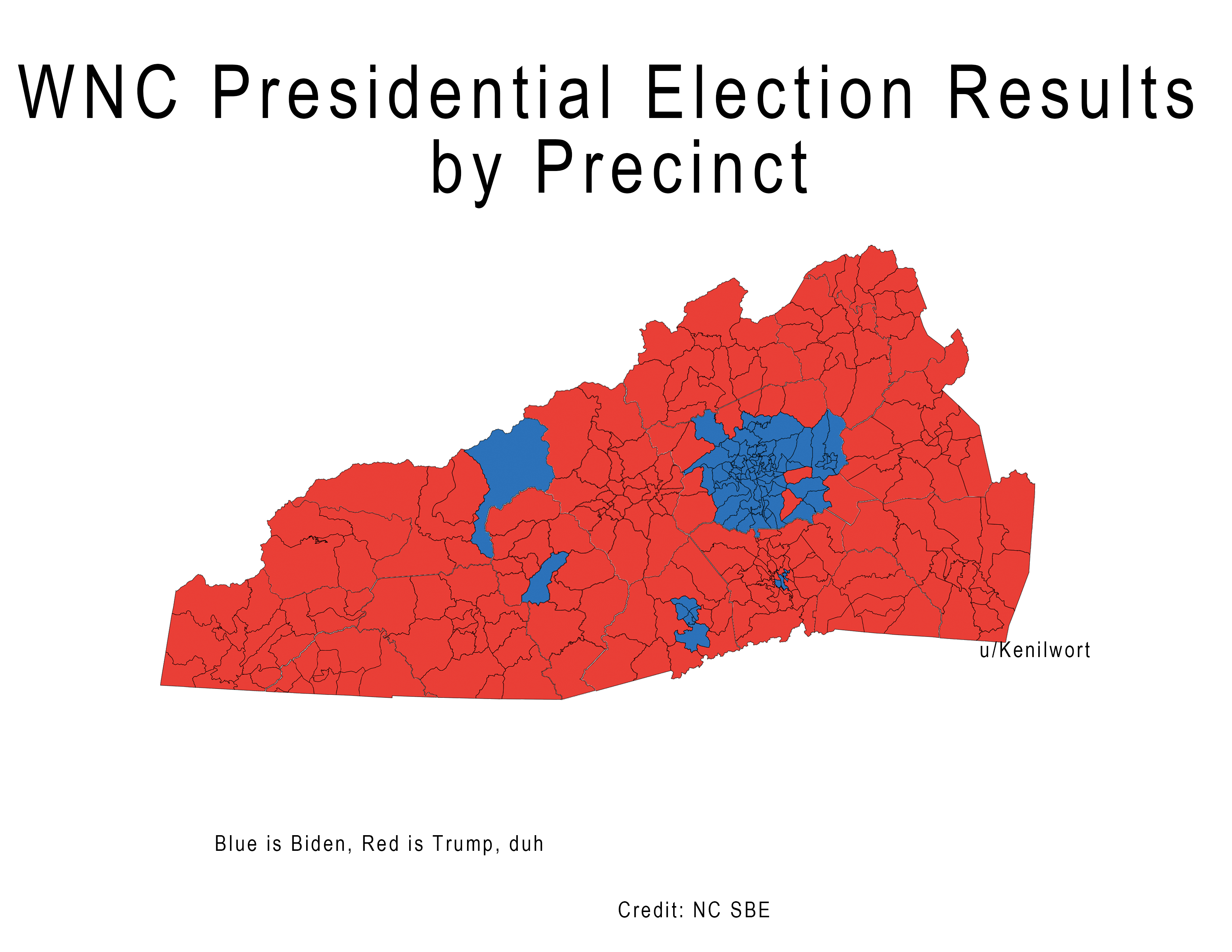 WNC Presidential Election Results by Precinct | Scrolller