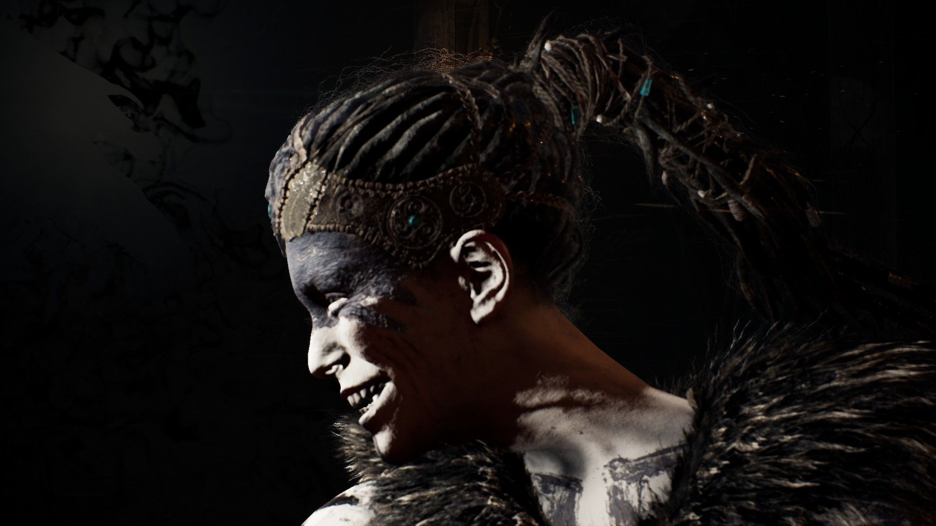 Wonders Of Photo Mode Senua With A Goofy Grin Scrolller