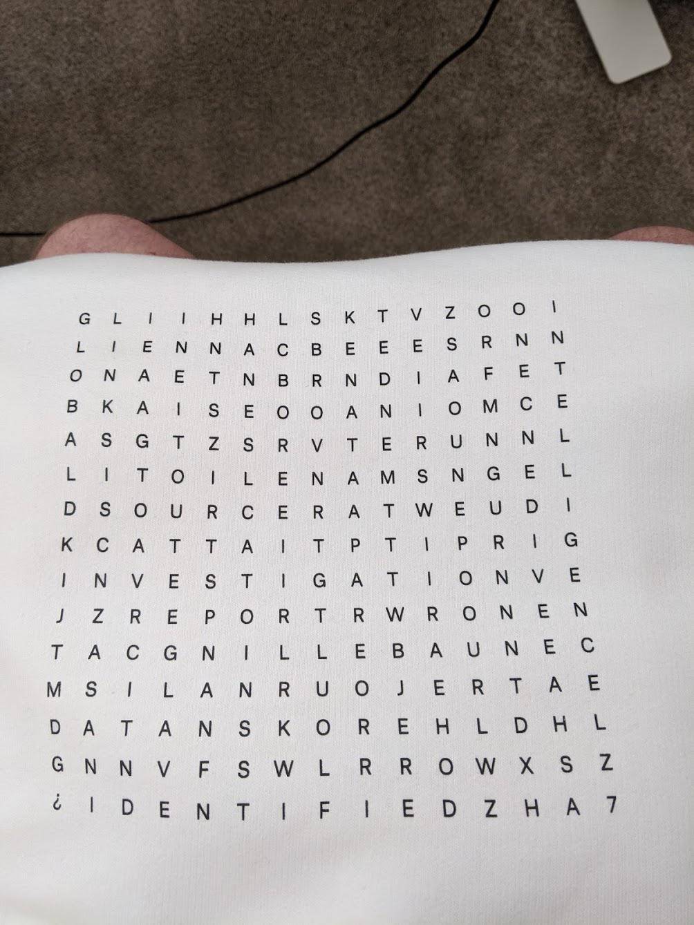 Word search from Bellingcat, any ideas? | Scrolller