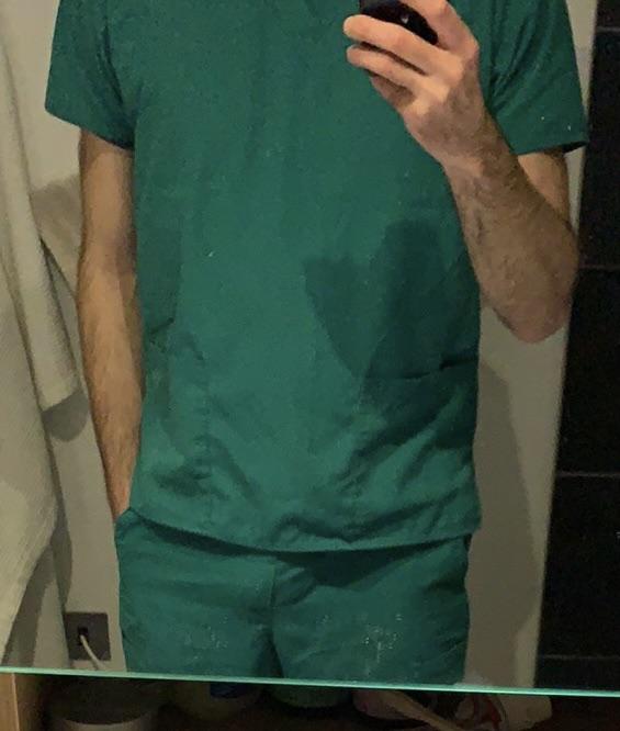 Work Gear Bulge Gets In The Way Sometimes Scrolller