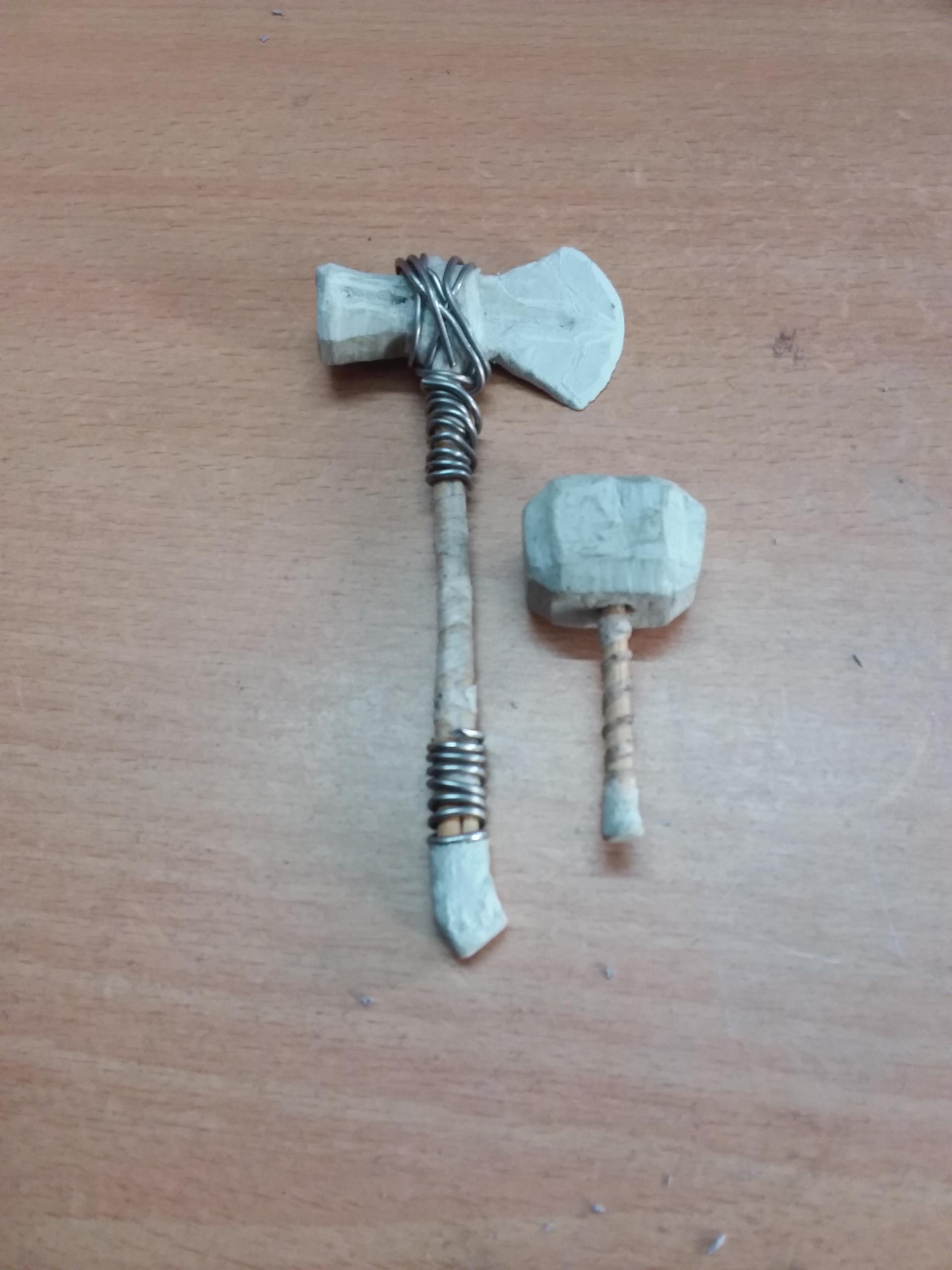 Work In progress Stormbreaker and Mjolnir | Scrolller