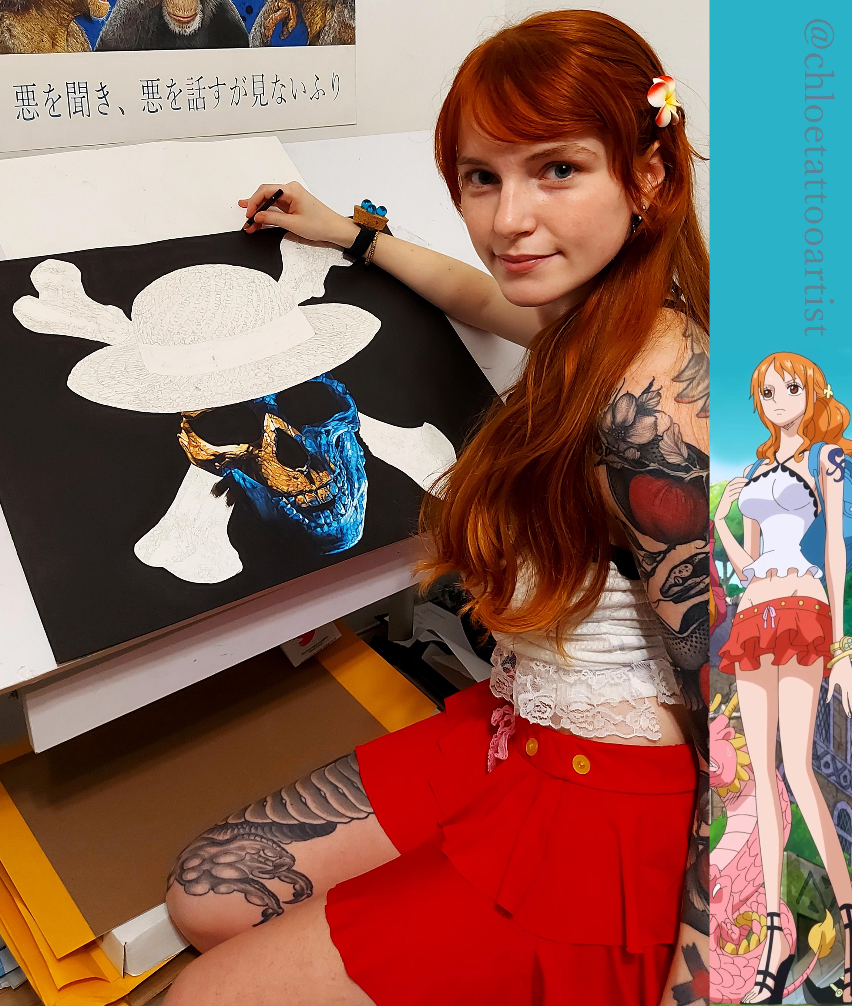 Working on a realistic version of the strawhat flag! | Scrolller