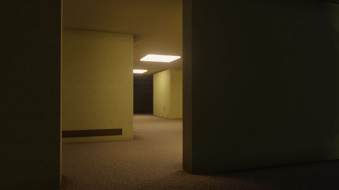 Working on project heavily inspired by Backrooms. Blender render. | Scrolller
