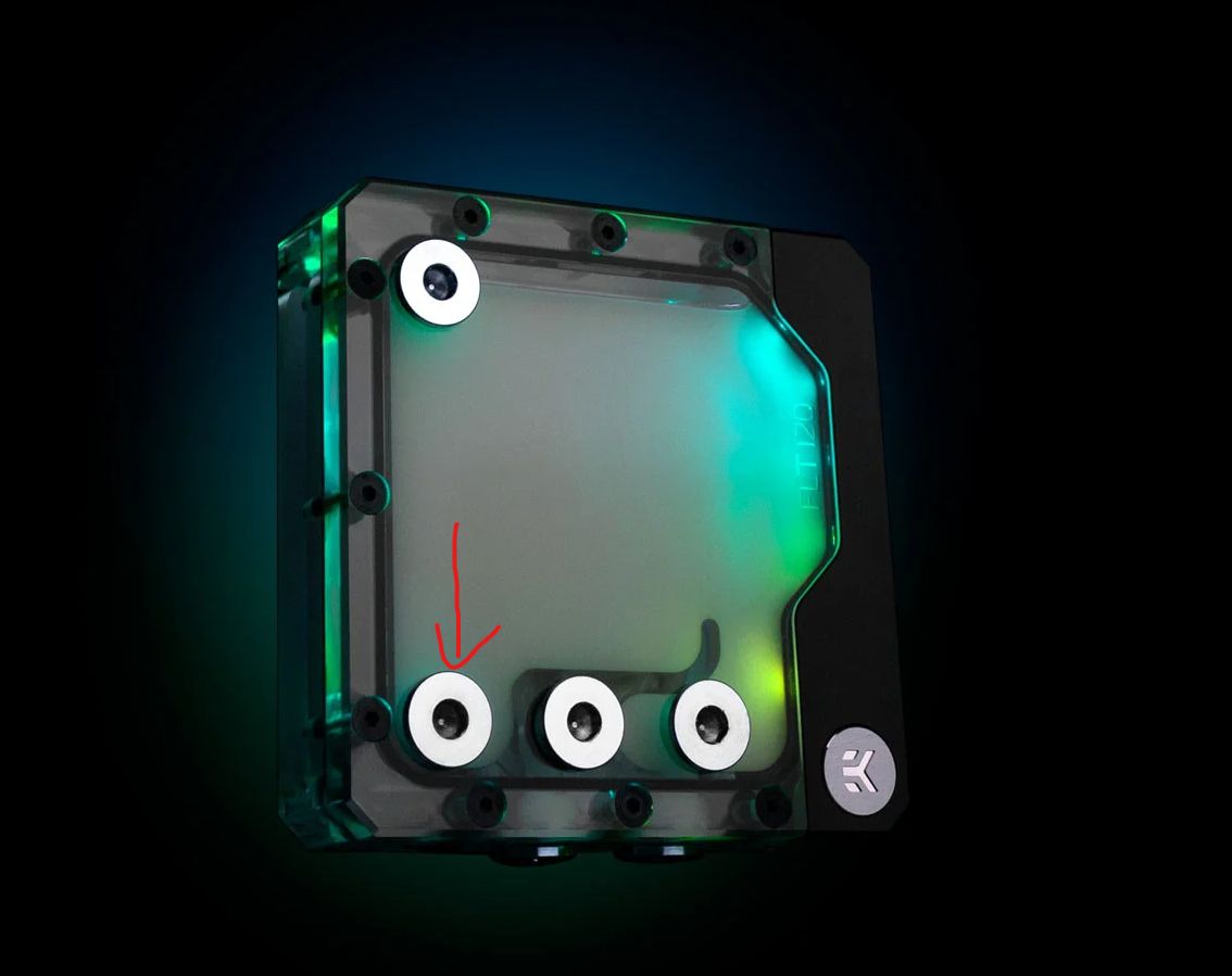 Would putting a temp sensor in this location work? since there is no flow there? | Scrolller