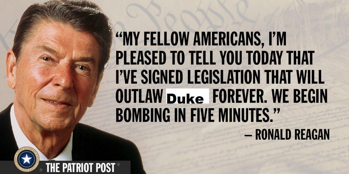 WTF Reagan is my favorite president now | Scrolller