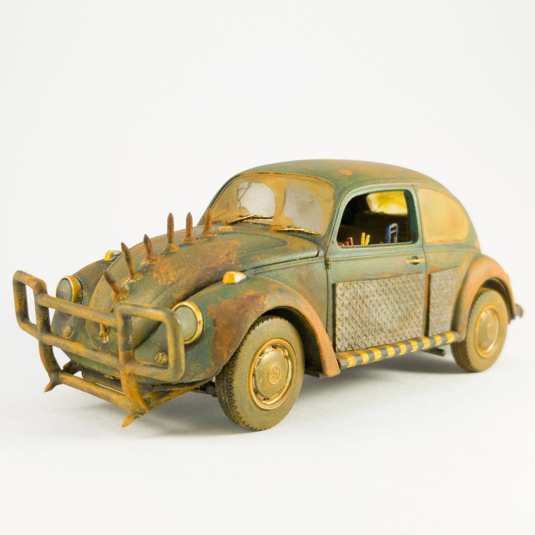 [X-Post from r/modelmakers] My first car model: "The Danger Beetle" (more in comments) | Scrolller