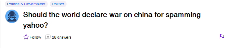 Yahoo spam=serious business | Scrolller