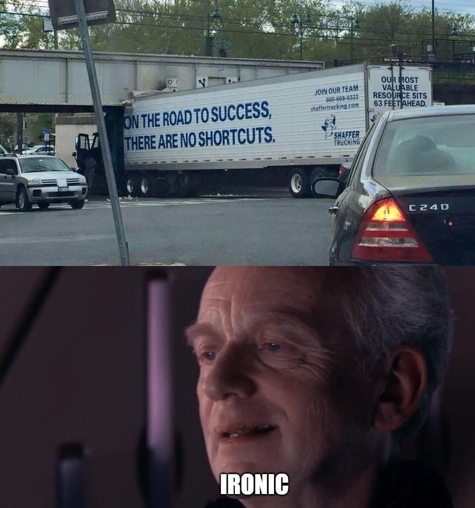 Yeah, that's definitely ironic | Scrolller