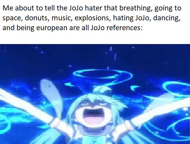 Yes, this is a JojO reference | Scrolller