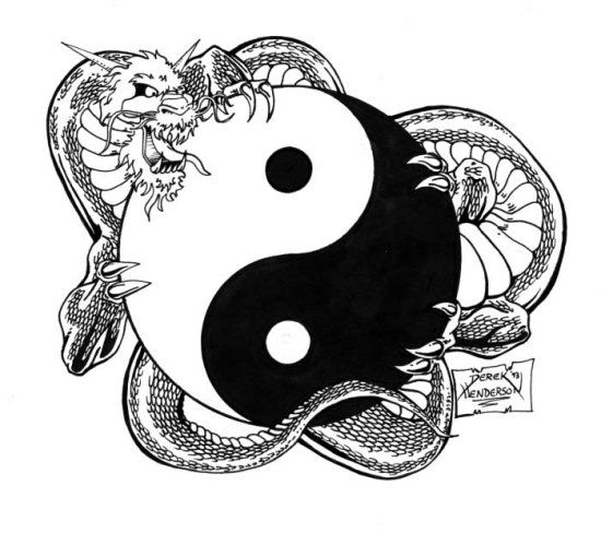 Yin-Yang Dragon ☺ | Scrolller