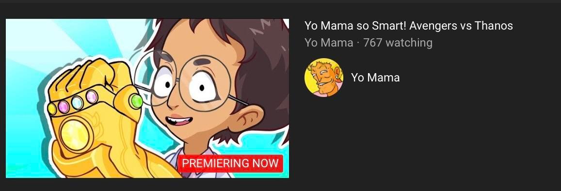 Yo Thanos so Smart! | Scrolller