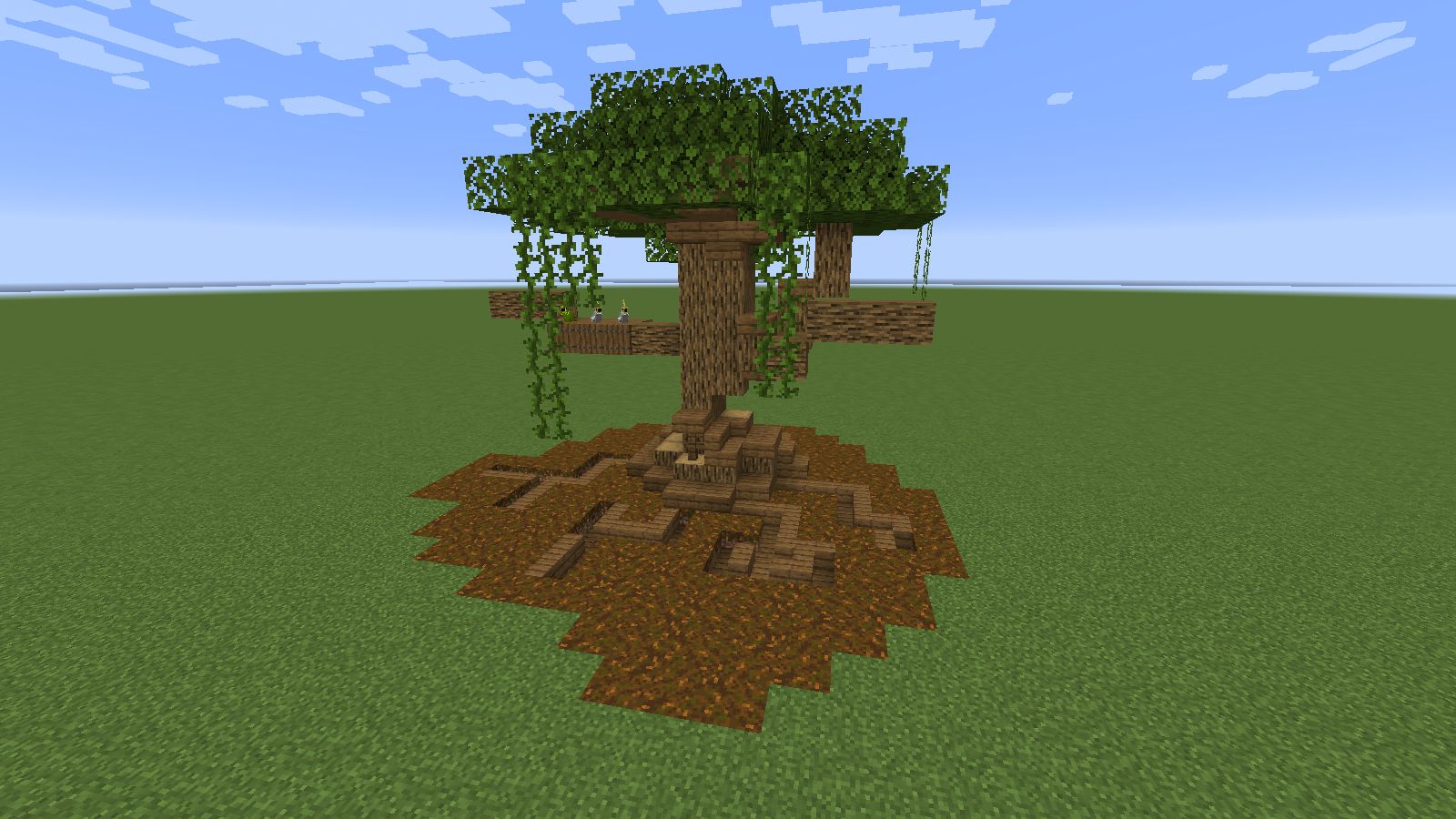 You can use Podzol to make dried leaves | Scrolller