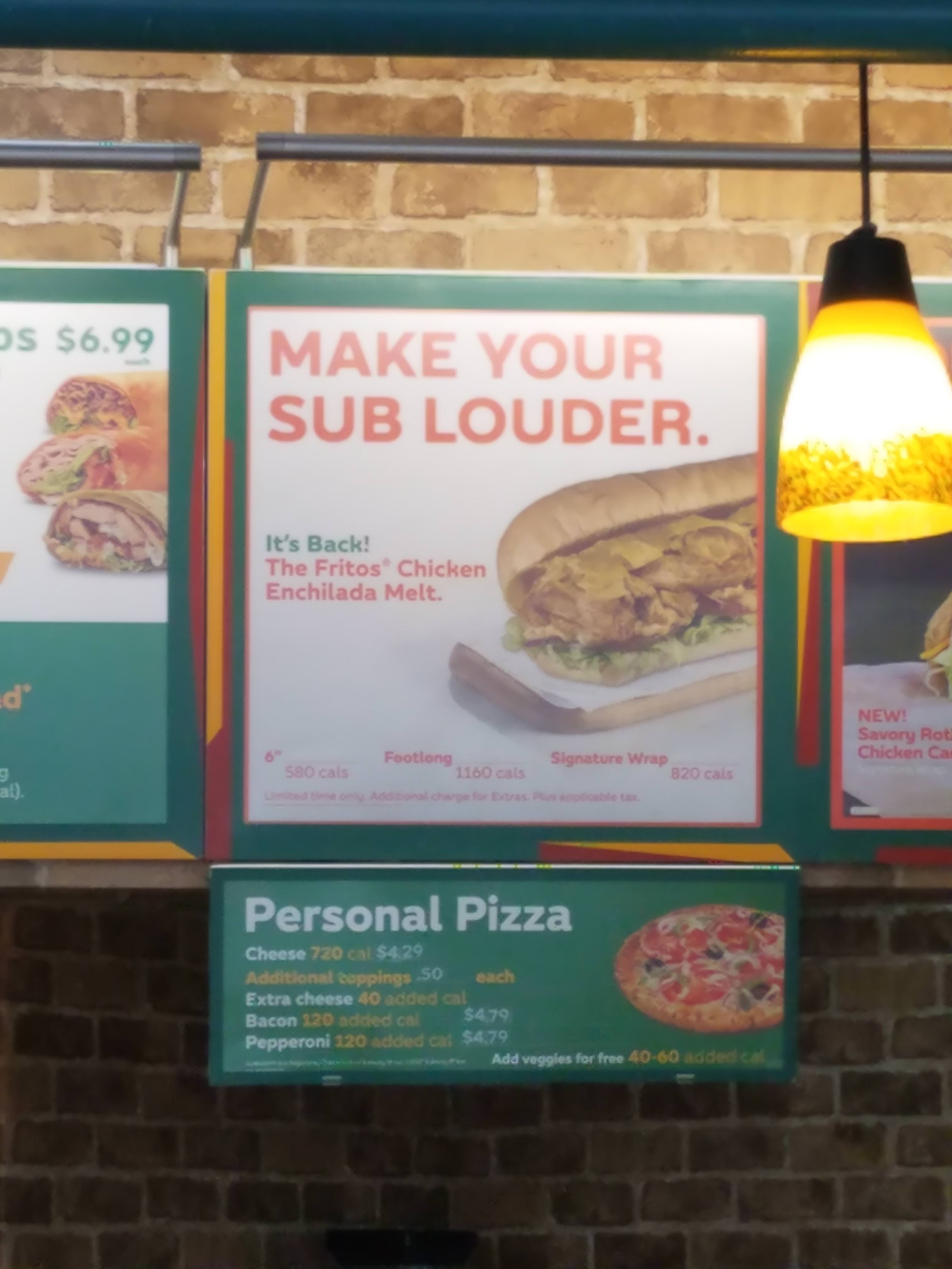 You get me, Subway | Scrolller