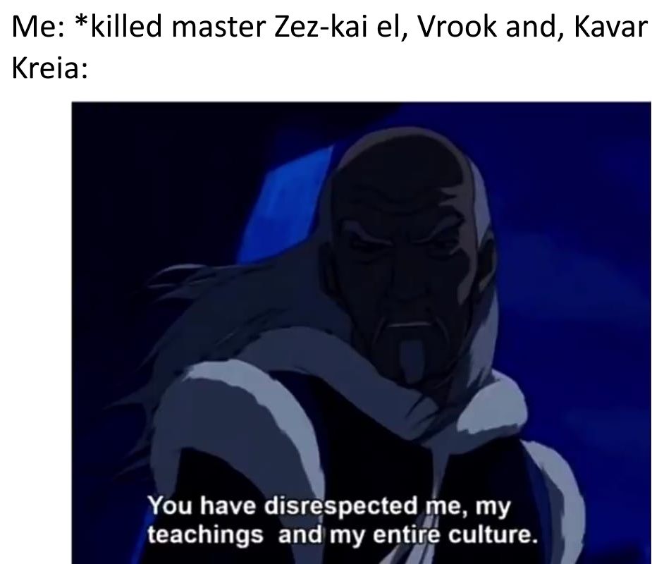 You have failed me. Completely and utterly. | Scrolller