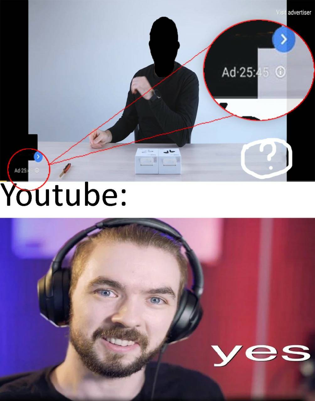 YouTube Ads today be like: | Scrolller