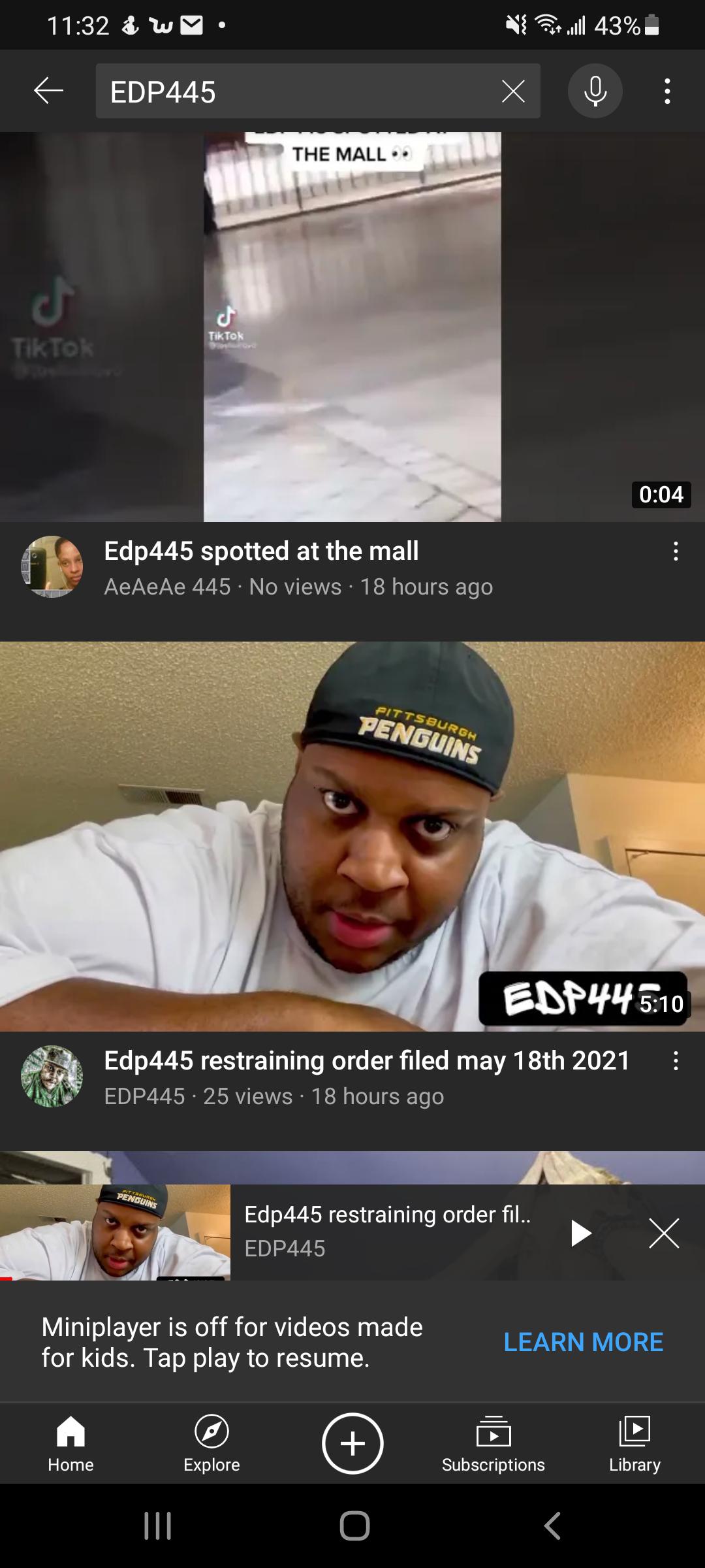 YouTube thinks EDP445 is kid friendly | Scrolller