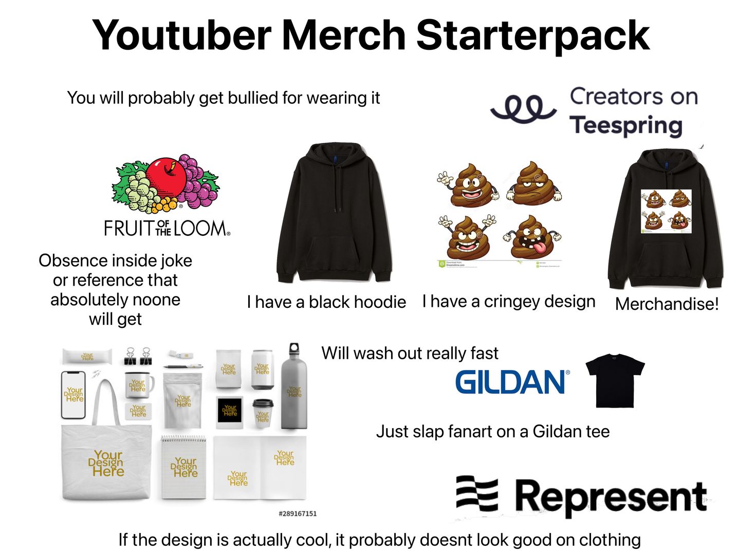 Youtuber Merch Starterpack | Scrolller
