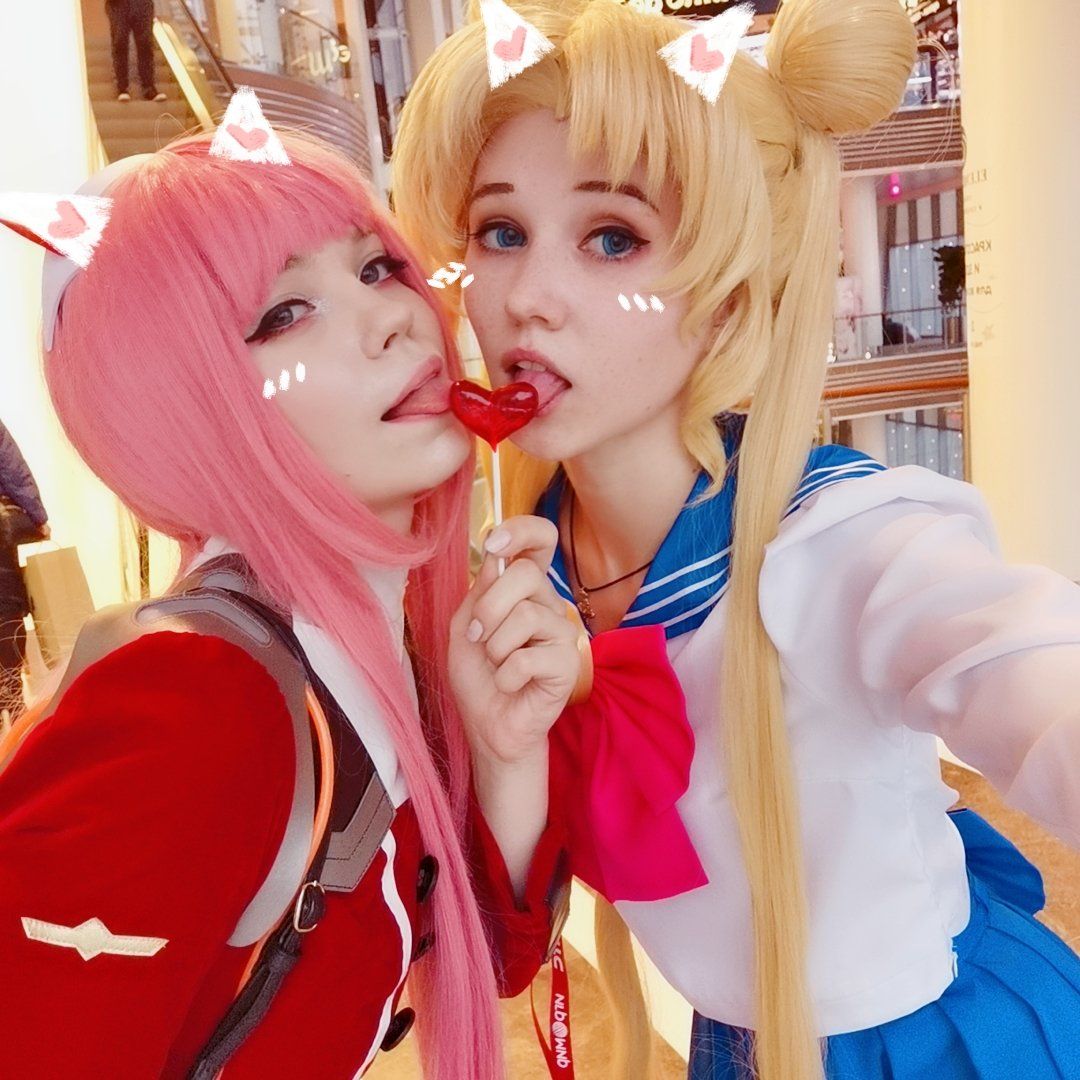 Zero two and sailor moon | Scrolller