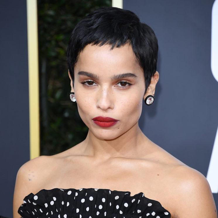 Zoë Kravitz rocked her Selina Kyle hair last night at the Golden Globes. | Scrolller