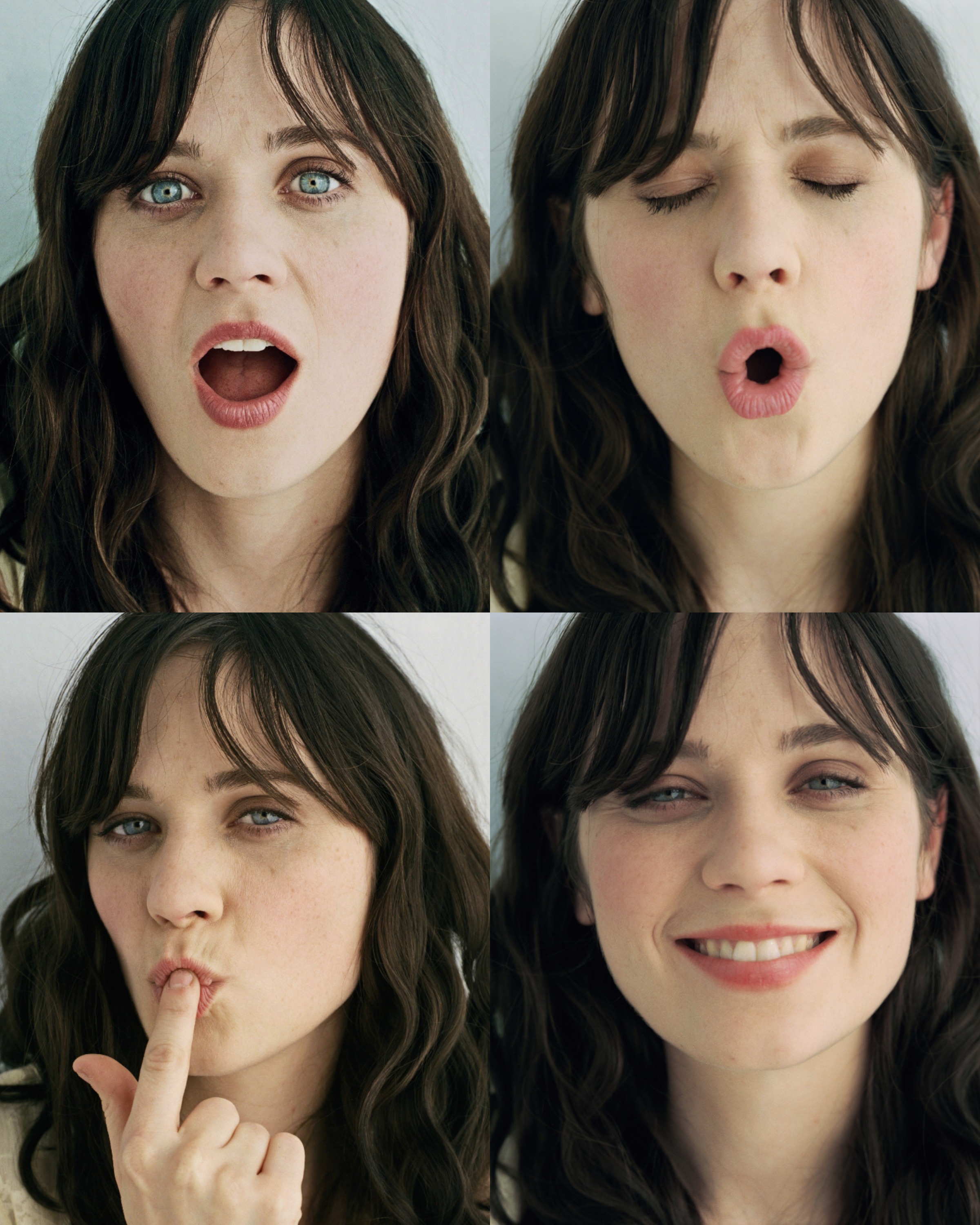 Zooey Deschanel's FACIAL expressions | Scrolller