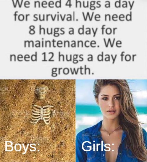 0 hugs on average | Scrolller